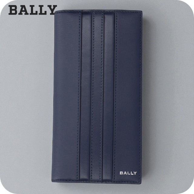 バリー 長財布 メンズ レディース ブランド BALLY ミソス 6310296 ブルー 財布 ウォレット 高級 おしゃれ プレゼント 実用的