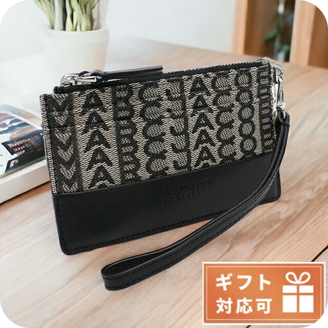 マークジェイコブス 小銭入れ レディース MARC JACOBS コットン・ポリエステル ベトナム S182M12FA22 BEIGE MULTI ベージュ系 ブラック 財布
