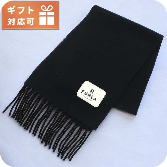 フルラ マフラー レディース ブランド FURLA FURLA MOON イタリア WT00028 NERO ブラック 小物