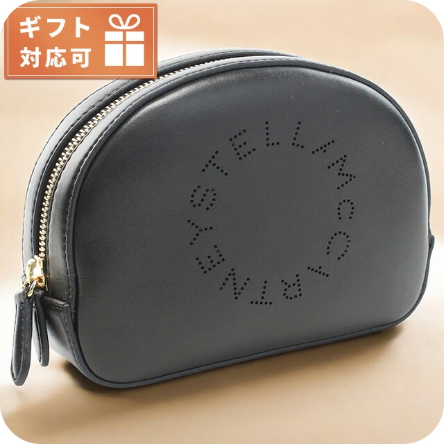 ステラマッカートニー ポーチ レディース ブランド STELLA MCCARTNEY レザー イタリア 7P0013 ブラック バッグ