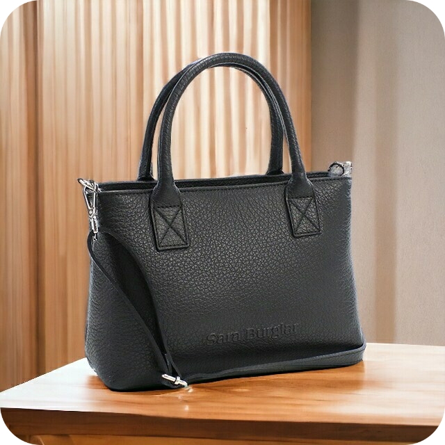 サラバーグラー トートバッグ レディース Sara Burglar REGINA BUFALO レザー イタリア 76 NERO ブラック バッグ