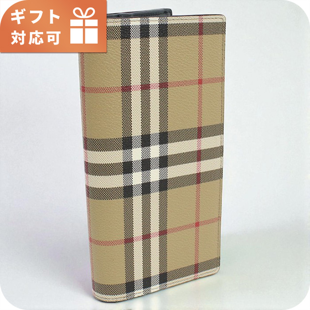 バーバリー 長財布ニ折小銭入付き メンズ ブランド BURBERRY 8084168 ARCHIVE BEIGE 財布