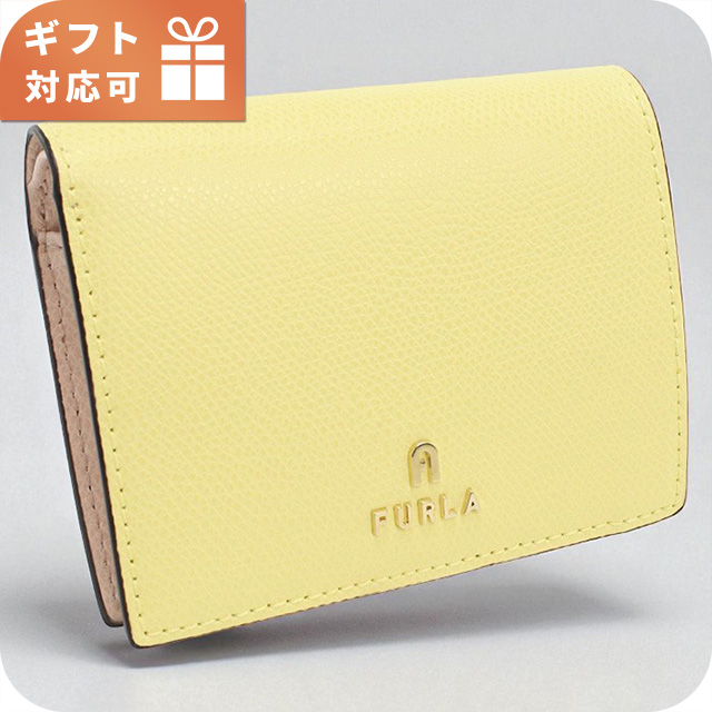 フルラ 二折財布小銭入付き レディース ブランド FURLA FURLA CAMELIA レザー WP00304 イエロー 財布