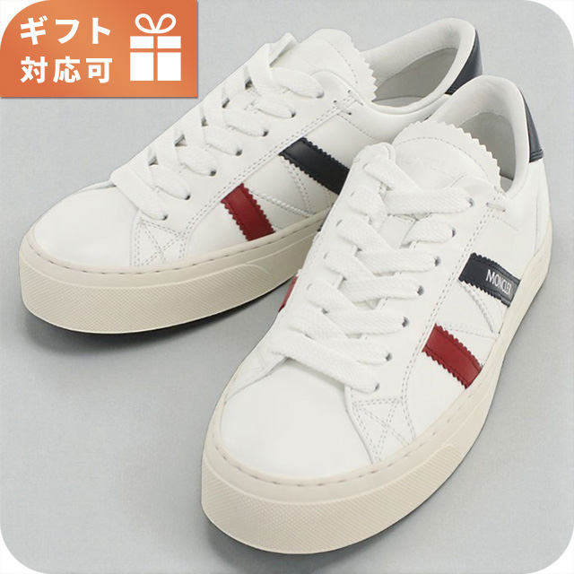 モンクレール スニーカー レディース ブランド MONCLER レザー 4M00160 ホワイト シューズ 選べるモデル