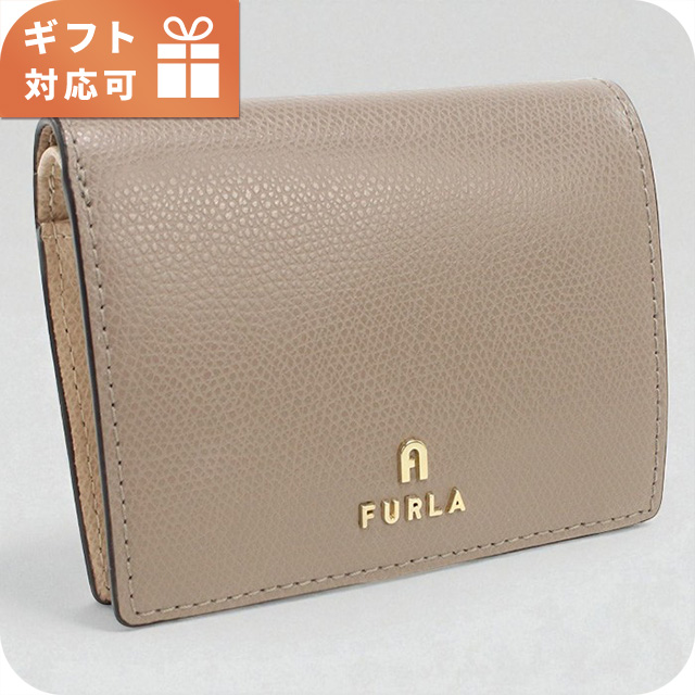 フルラ 二折財布小銭入付き レディース ブランド FURLA FURLA CAMELIA レザー WP00304 グレー 財布