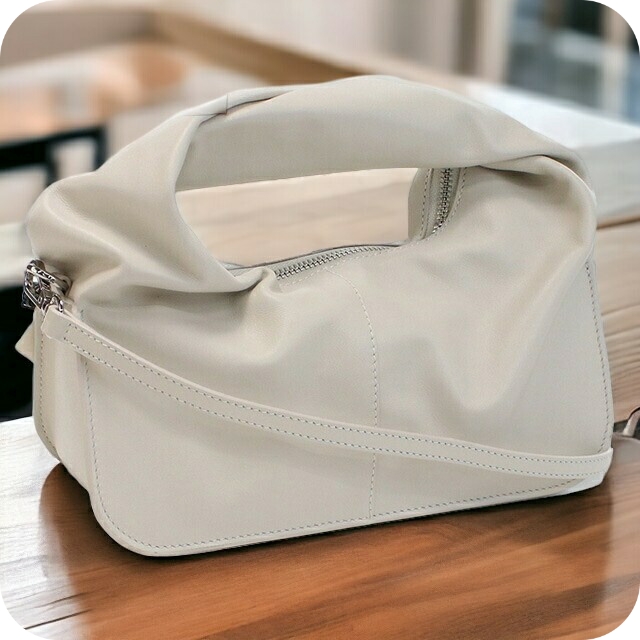 ユゼフィ ハンドバッグ レディース YUZEFI レザー スペイン YUZCO-HB-NWO OFF WHITE ホワイト系 バッグ