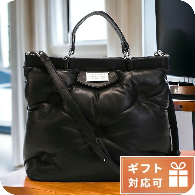 メゾンマルジェラ ハンドバッグ レディース ブランド Maison Margiela ラムスキン イタリア S56WC0126 ブラック バッグ