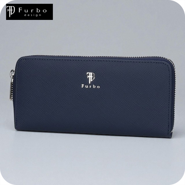 フルボ 長財布 メンズ レディース ブランド Furbo 革 レザーウォレット 小銭入れあり FRB150 ネイビー 財布 ウォレット 高級 おしゃれ プレゼント 実用的