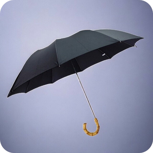 フォックスアンブレラズ FOX UMBRELLAS 折畳傘 メンズ TEL4-BK ブラック