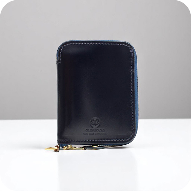 グレンロイヤル GLEN ZIP AROUND SMALL WALLET 二つ折り財布 03-5814-DARKBLUE メンズ レディース DARK BLUE ブランド