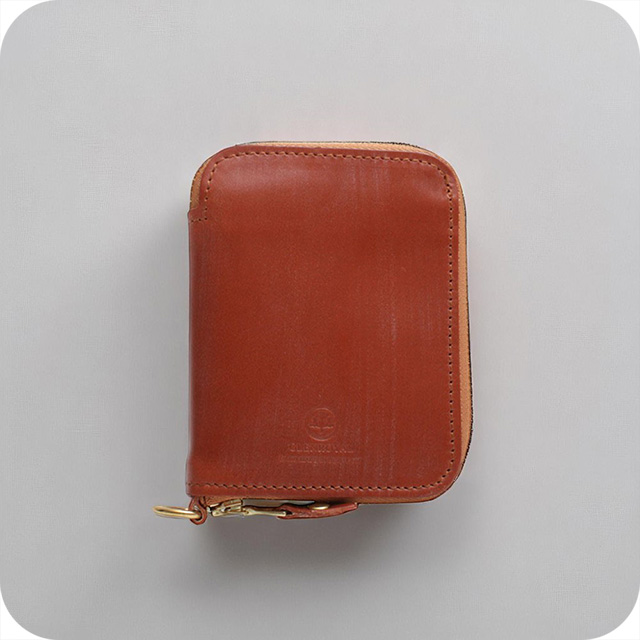 グレンロイヤル GLEN ZIP AROUND SMALL WALLET 二つ折り財布 03-5814-OXFORDTAN メンズ レディース OXFORD TAN ブランド