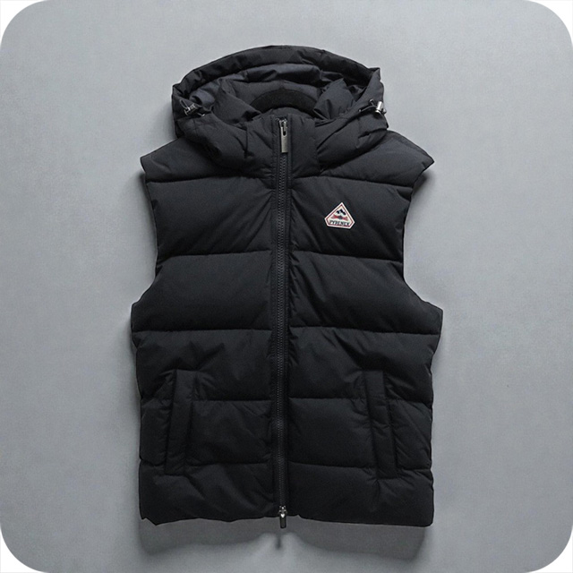 ピレネックス PYRENEX SPOUTNIC MINI RIPSTOP VEST ダウンベスト HMY021-BLACK-S メンズ ダウンジャケット ブランド
