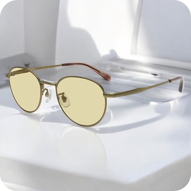ナノユニバース サングラス メンズ レディース ブランド NANO universe フレーム素材/ニッケル合金 NUS-124-2 フレームカラー アンティークゴールド レンズカラー ライトブラウン 小物
