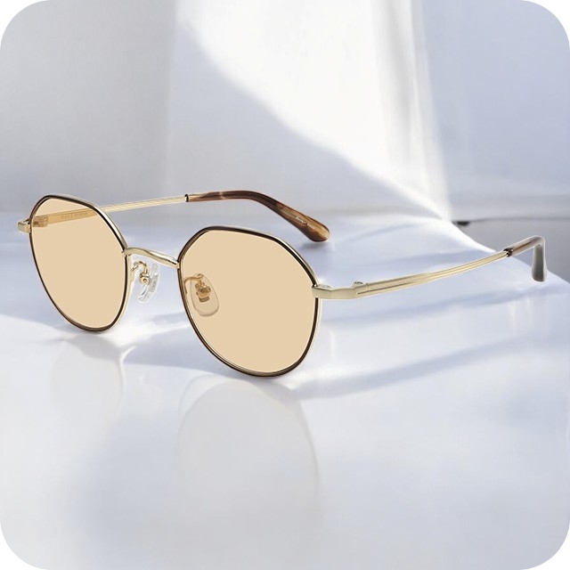 ナノユニバース サングラス メンズ レディース ブランド NANO universe フレーム素材/ニッケル合金 NUS-125-2 フレームカラー シャーリングゴールド ブラウン レンズカラー ブラウンオレンジ 小物