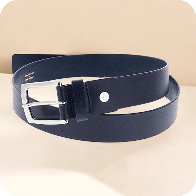 オロビアンコ ベルト メンズ ブランド Orobianco 牛革 革 レザー ORB-020808 NV ネイビー 小物