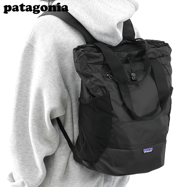 パタゴニア トートバッグ メンズ レディース ブランド PATAGONIA テラヴィアトートパック24L バックパック リュックサック スクールバッグ リサイクルポリエステル100％ 2WAY PATA-48814-BK ブラック バッグ