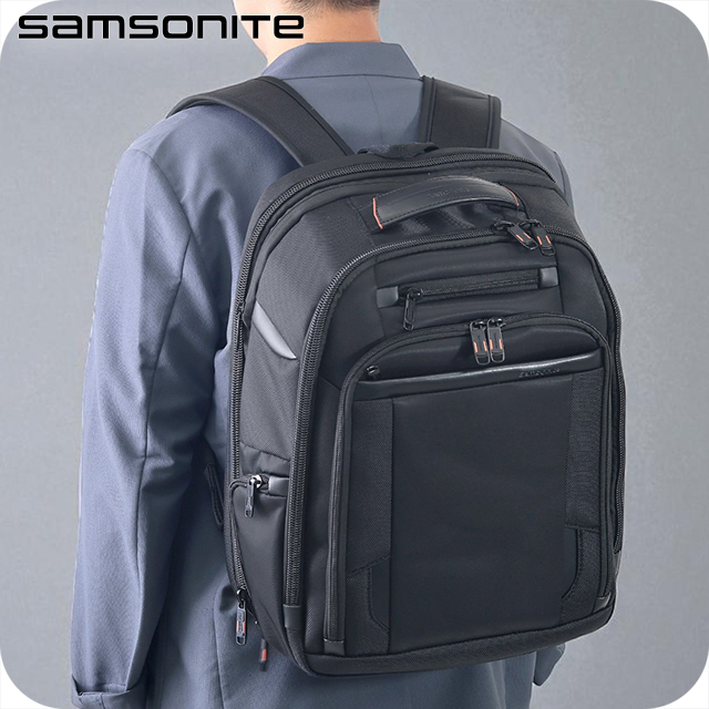 サムソナイト リュック メンズ ブランド Samsonite SAMSONITE PRO ビジネスカバン ビジネスバッグ バックパック リュックサック スクールバッグ 126364-1041 ブラック バッグ 旅行カバン ブランド 高級 おしゃれ プレゼント 男性 実用的 かっこいい