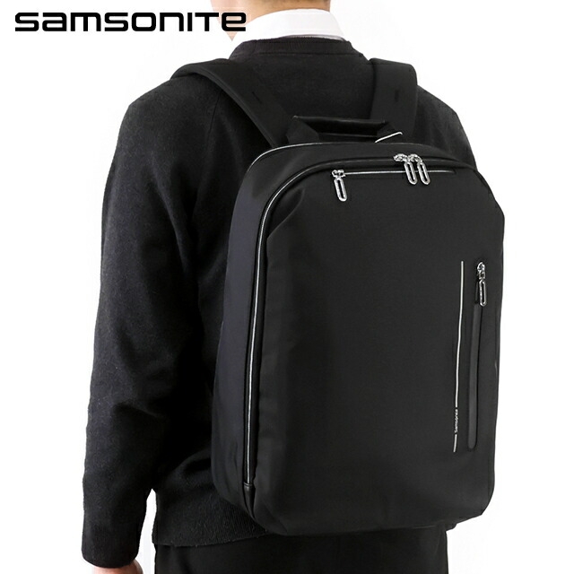 サムソナイト リュック メンズ ブランド Samsonite ONGOING バックパック リュックサック スクールバッグ 100％リサイクルPET 144760 ブラック バッグ