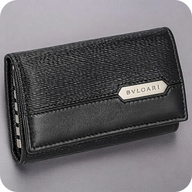 ブルガリ キーケース メンズ レディース ブランド BVLGARI レザー 280887 BLK ブラック