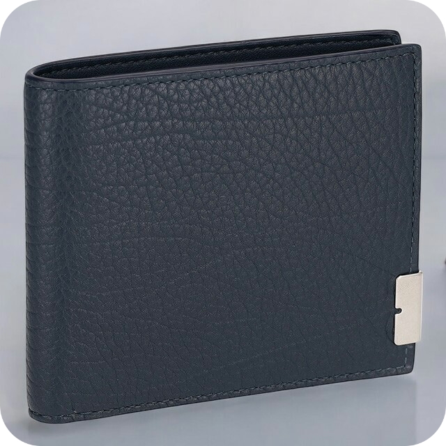 バ−バリ− 二つ折り財布 メンズ ブランド BURBERRY 8089532 ネイビー