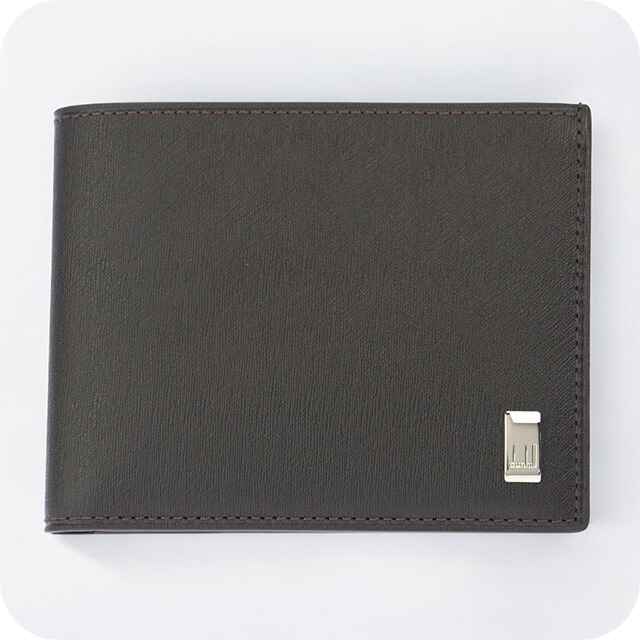 ダンヒル 二つ折り財布 メンズ ブランド dunhill FP3070E BLK ブラック