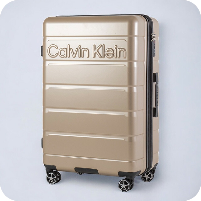 カルバンクライン スーツケース メンズ レディース ブランド   LH818RL3 TPE S シャンパンゴールド