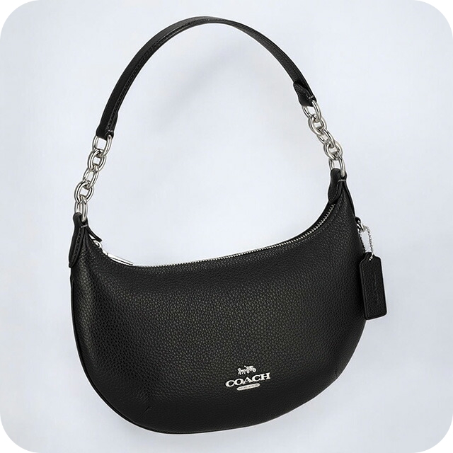 コーチ ハンドバッグ レディース ブランド COACH レザー CE619 SVDTV ブラック 軽量 小さめ 手提げ 高級 おしゃれ プレゼント 女性 実用的 かわいい