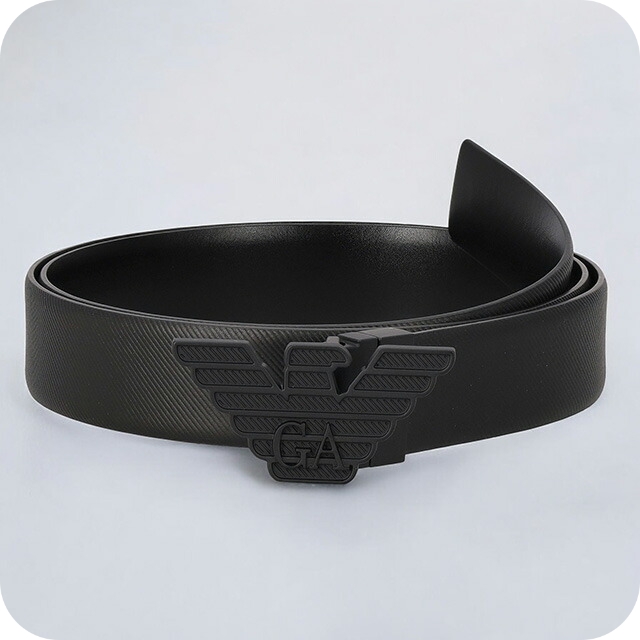 エンポリオ・アルマーニ ベルト メンズ ブランド EMPORIO ARMANI Y4S642YQ48K 81386 ブラック