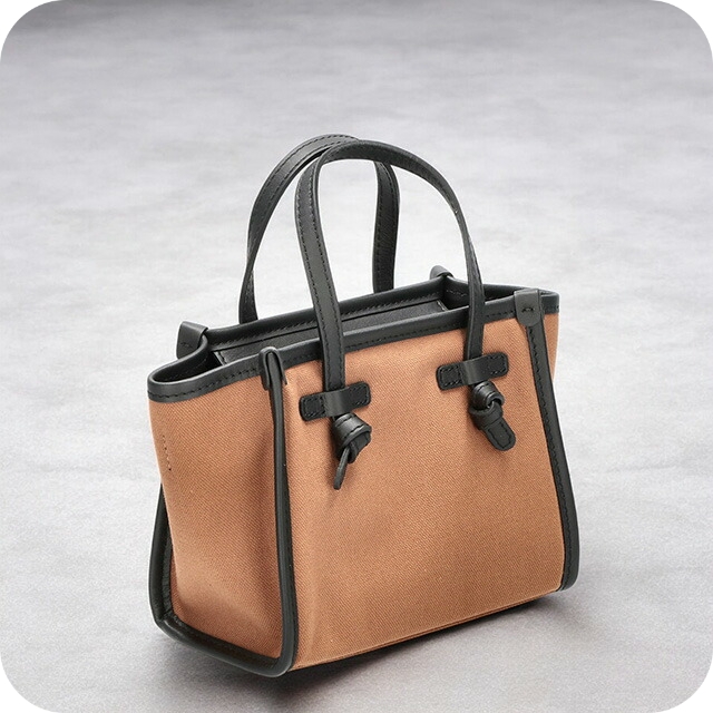 ジャンニキアリーニ ハンドバッグ レディース ブランド GIANNI CHIARINI BS 8065 CNV-SE オレンジブラウン