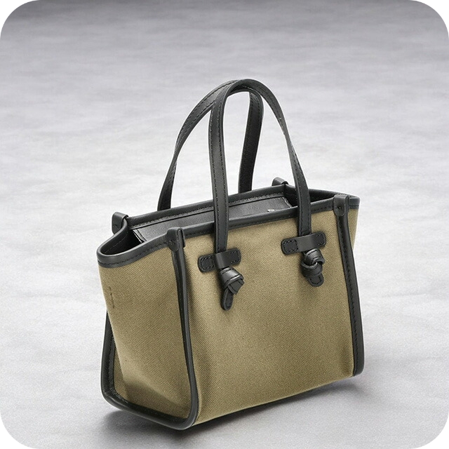 ジャンニキアリーニ ハンドバッグ レディース ブランド GIANNI CHIARINI BS 8065 CNV-SE カーキグリーン