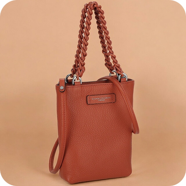 ジャンニキアリーニ ショルダーバッグ レディース ブランド GIANNI CHIARINI BS 9590 COMM GRN オレンジ