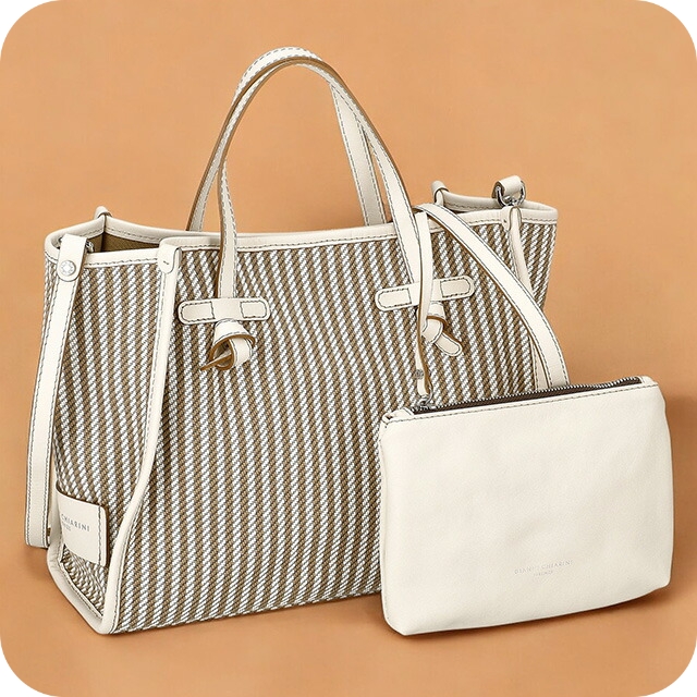 ジャンニキアリーニ トートバッグ レディース ブランド GIANNI CHIARINI BS 9752 CAB ホワイト