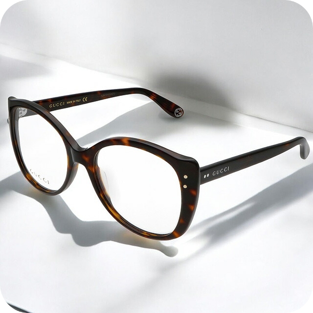 グッチ 眼鏡 レディース ブランド GUCCI GG0474O ブラウン