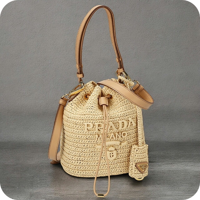 プラダ ハンドバッグ レディース ブランド PRADA 1BE068 ナチュラルベージュ