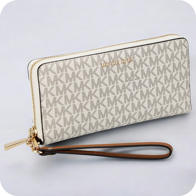 マイケルコース 長財布 メンズ レディース ブランド MICHAEL KORS 32F1GJ6E7B バニラホワイト