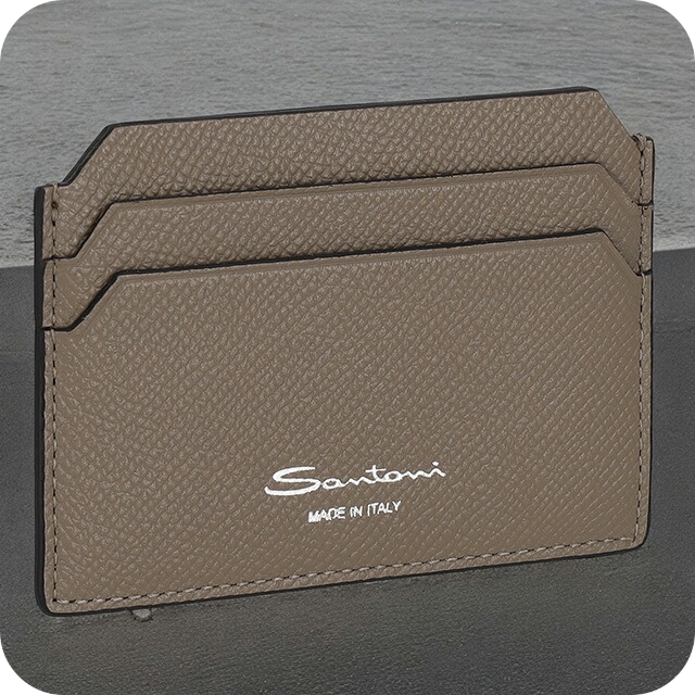 サントーニ カードケース メンズ レディース ブランド Santoni UFPPA2377-FOAN ブラウン