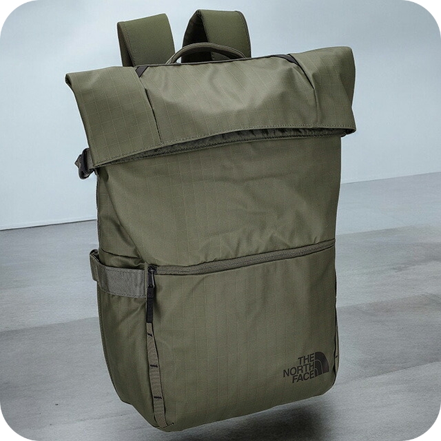 ザ・ノースフェイス リュック メンズ レディース ブランド THE NORTH FACE BASECAMPV ROLLTOP グリーン