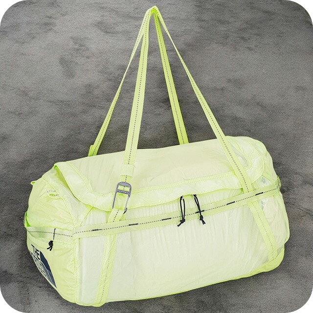 ザ・ノースフェイス ボストンバッグ メンズ レディース ブランド THE NORTH FACE FLYWEIGHT DUFFEL イエロー