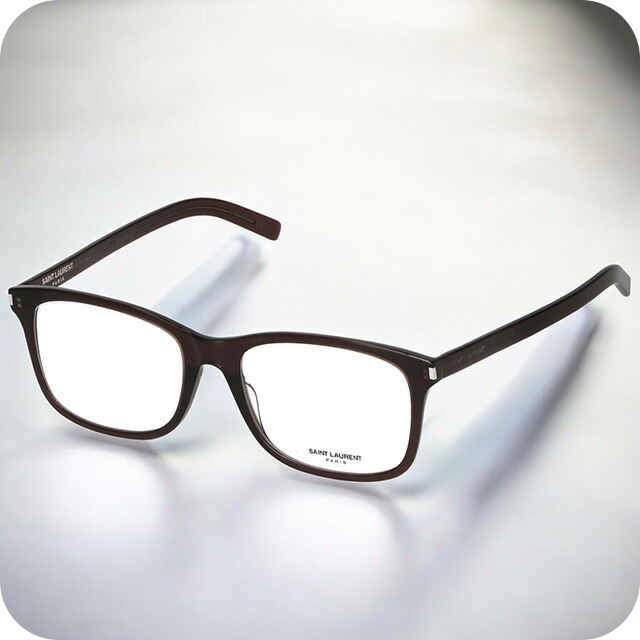 サンローラン 眼鏡 メンズ レディース ブランド SAINT LAURENT SL 288 SLIM ブラウン