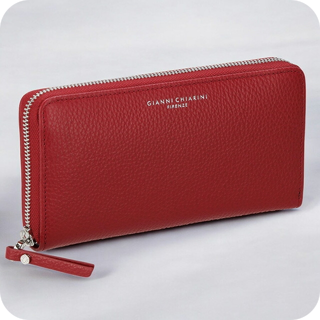 ジャンニキアリーニ 長財布 レディース ブランド GIANNI CHIARINI PF 5042 GRN レッド ウォレット 高級 おしゃれ プレゼント 実用的