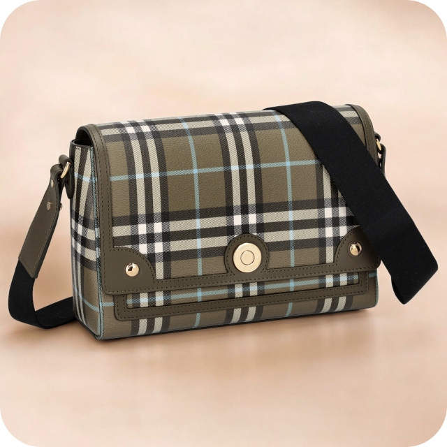 バ−バリ− ショルダーバッグ メンズ レディース ブランド BURBERRY 8074509 オリーブグリーンカーキ