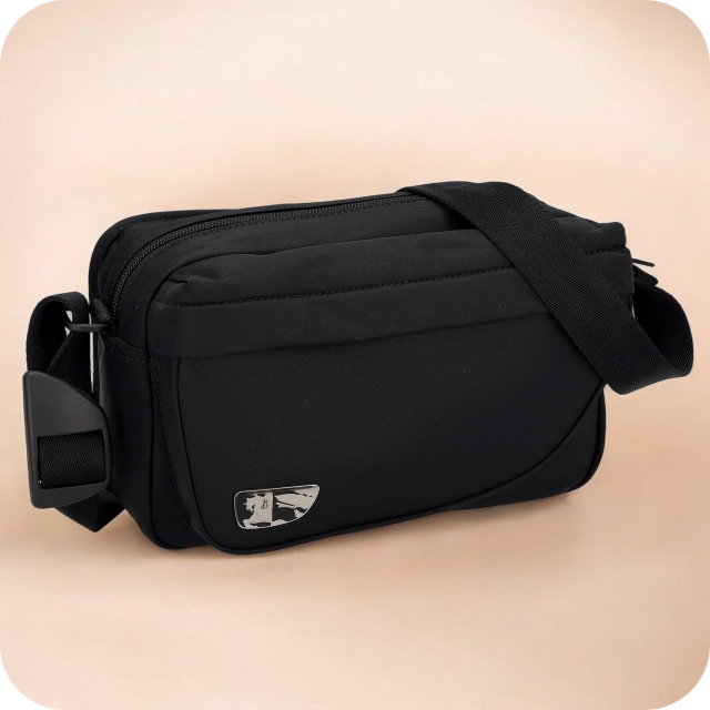 バ−バリ− ショルダーバッグ メンズ ブランド BURBERRY 8098420 ブラック