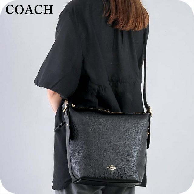 コーチ ショルダーバッグ レディース ブランド COACH C2818 IMBLK ブラック 斜めがけ 高級 おしゃれ プレゼント 女性 実用的 かわいい