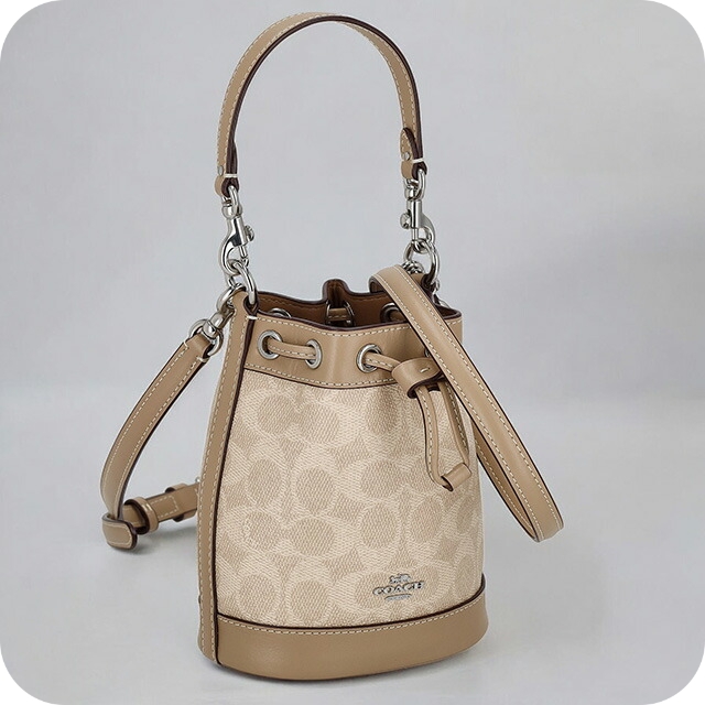 コーチ ハンドバッグ レディース ブランド COACH CW299 SVPWH ライトベージュ/ベージュ 軽量 小さめ 手提げ 高級 おしゃれ プレゼント 女性 実用的 かわいい