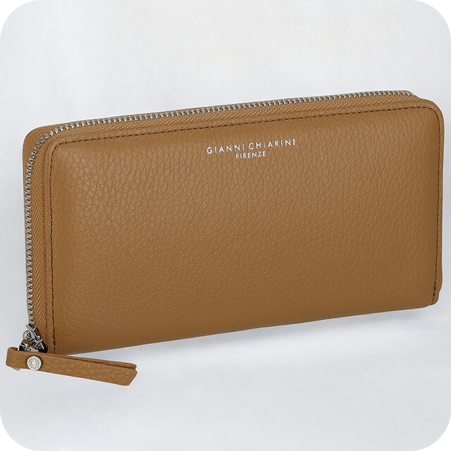 ジャンニキアリーニ 長財布 レディース ブランド GIANNI CHIARINI レザー PF 5042 GRN キャメル ウォレット 高級 おしゃれ プレゼント 実用的