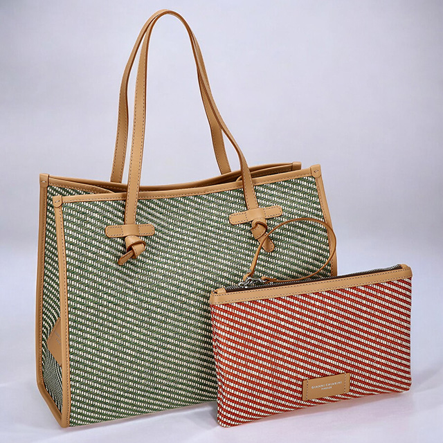 ジャンニキアリーニ トートバッグ レディース ブランド GIANNI CHIARINI BS 9000 SUNFLW カーキグリーン 軽量 手提げ 高級 おしゃれ プレゼント 女性 実用的 かわいい