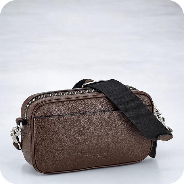 コーチ ショルダーバッグ メンズ ブランド COACH CR179 SVMPL シルバー/メイプル 斜めがけ ブランド 高級 おしゃれ プレゼント 男性 実用的 かっこいい