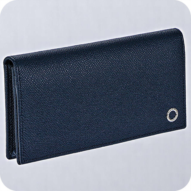 ブルガリ 長財布 メンズ ブランド BVLGARI 283811 ネイビー ウォレット 高級 おしゃれ プレゼント 実用的