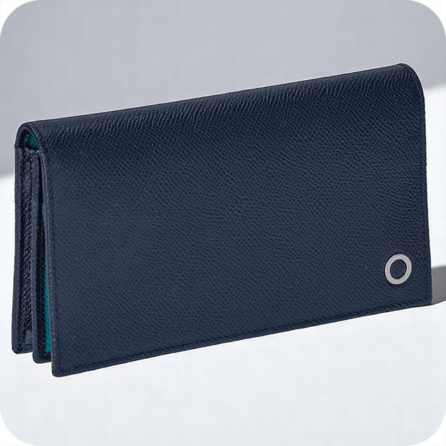 ブルガリ 長財布 メンズ ブランド BVLGARI レザー 288259 ネイビー ウォレット 高級 おしゃれ プレゼント 実用的