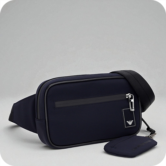 エンポリオ・アルマーニ ボディバッグ メンズ ブランド EMPORIO ARMANI EM000088-AF13841 ネイビーブルー
